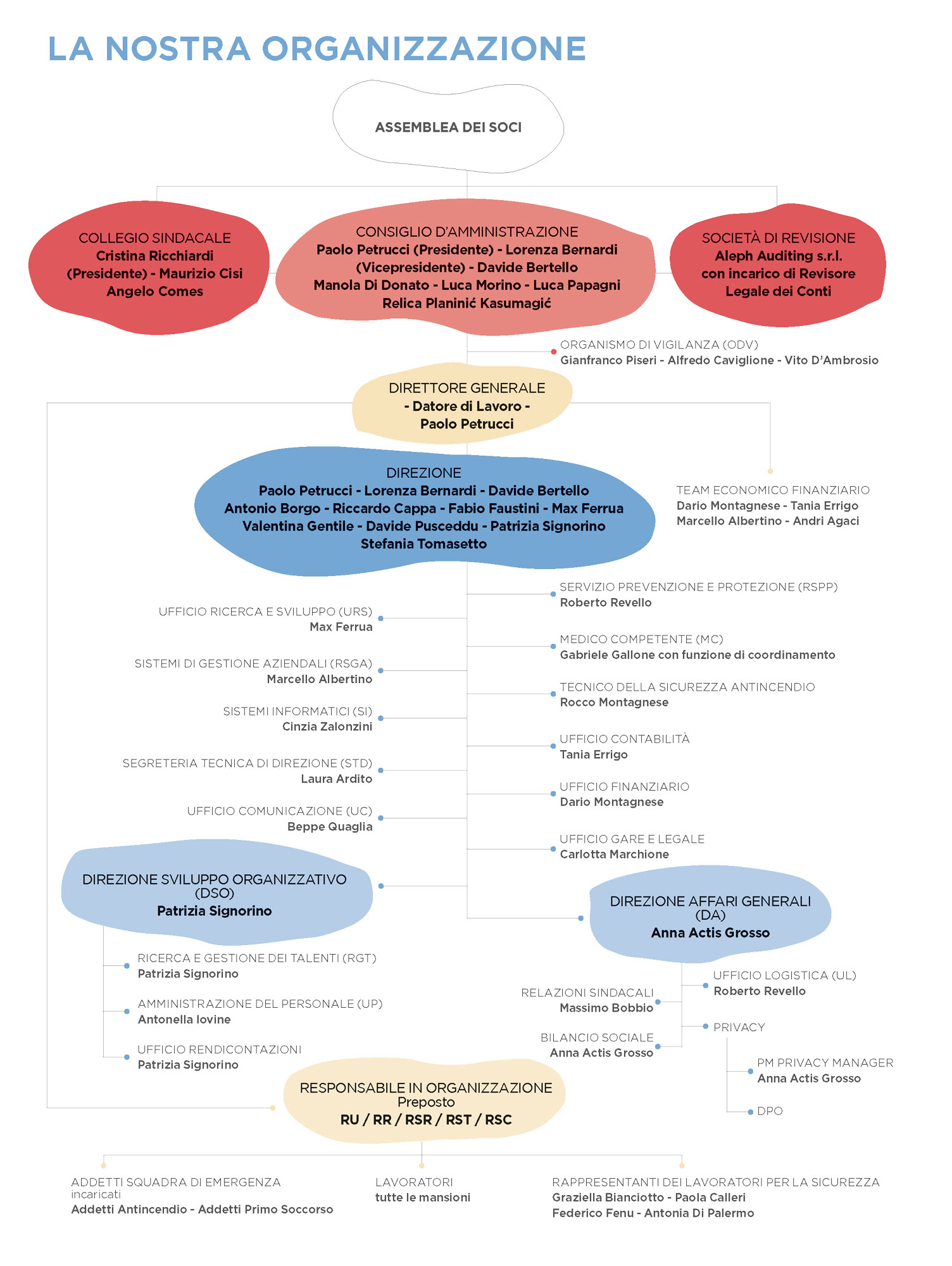 Organigramma - Cooperativa Animazione Valdocco onlus